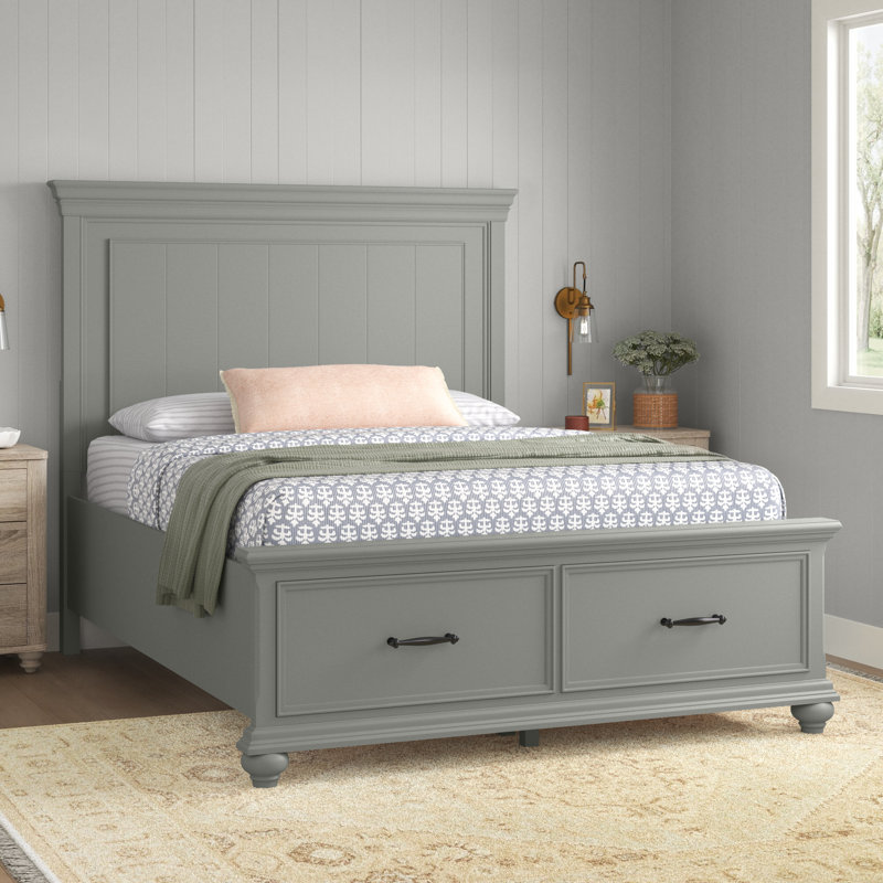 Lark Manor Amarilis Queen Low Profile Storage Platform Bed Wayfair
